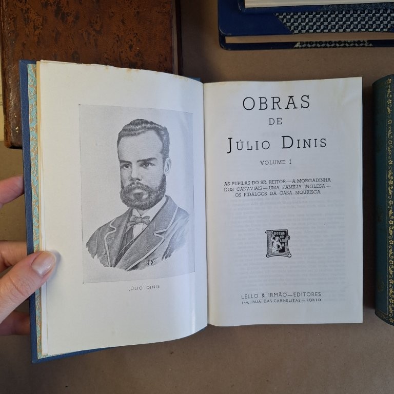 Obras de Júlio Dinis, vol. I e II - Lanterna Alfarrabista